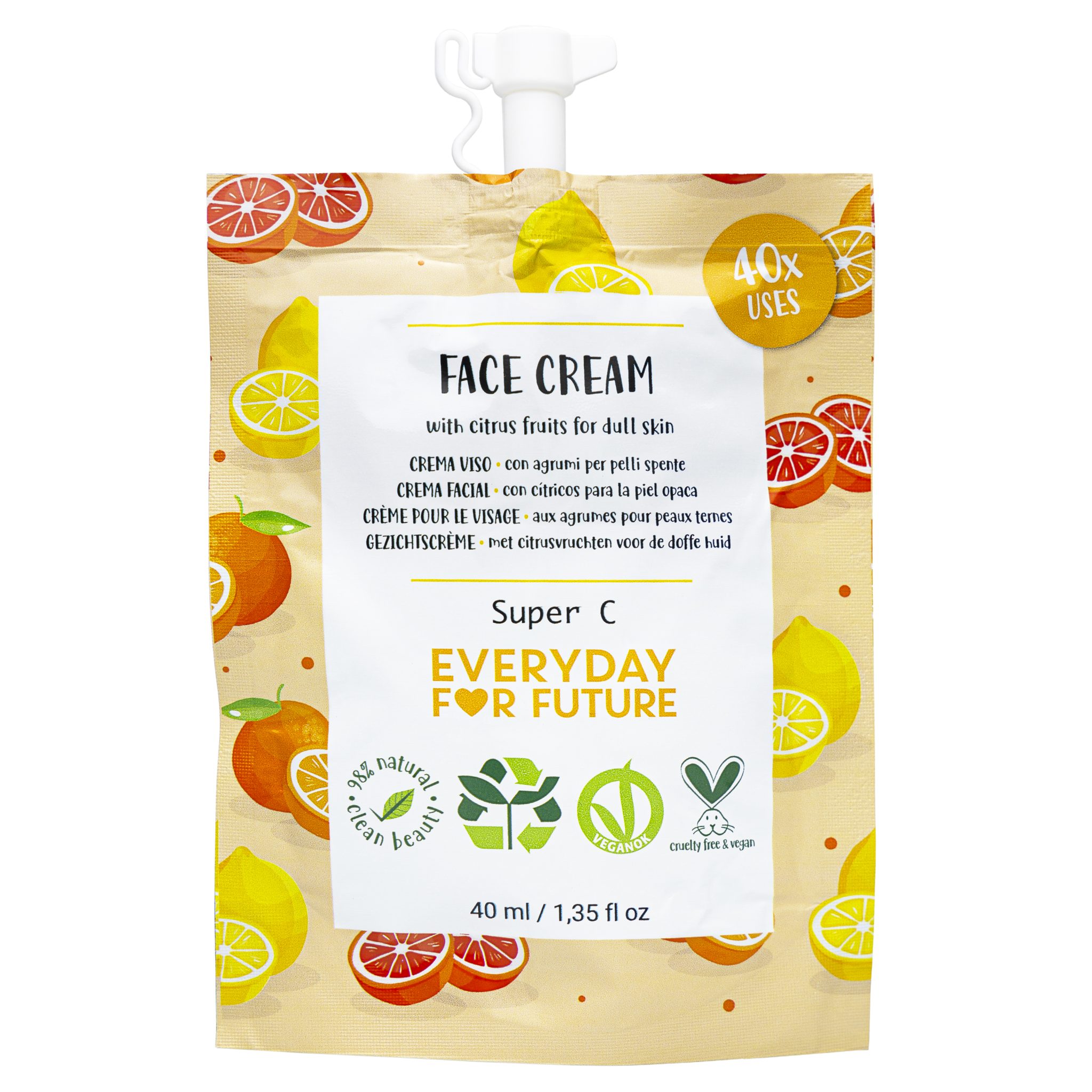 Brightening Face Cream With Vitamin C 40ml - Super C Glow